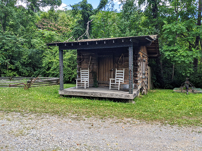 This humble mountain homestead along the route looks like it's waiting for Laura Ingalls Wilder to step out and wave at passing trains.