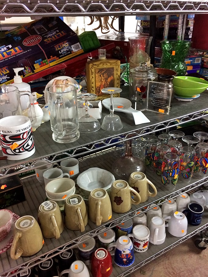 Mugs, glasses, and pitchers galore&mdash;because somehow your kitchen cabinets mysteriously empty themselves between visits to your mother-in-law's house.