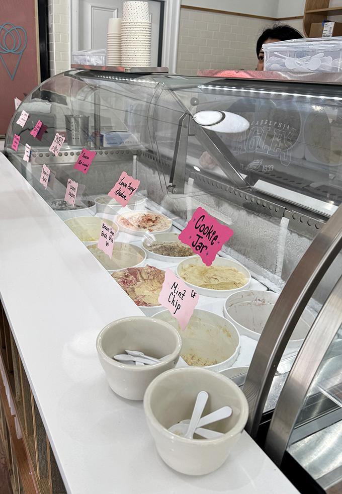 Behind this glass lies the answer to life's most pressing question: "One scoop or two?" (The correct answer is always "two.