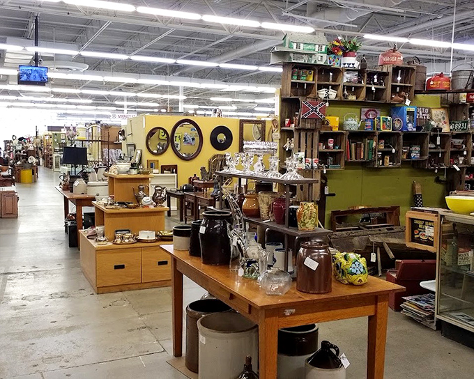 Every aisle offers a different decade. Like time travel without the paradoxes, you can visit the 50s, 60s, and 70s all before lunch.