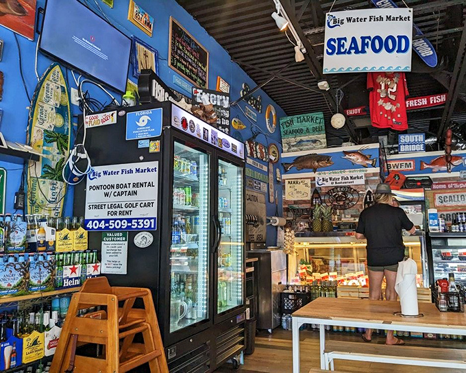 The market's interior feels like the captain's quarters of a beloved fishing vessel &ndash; if that vessel served some of Florida's finest seafood.