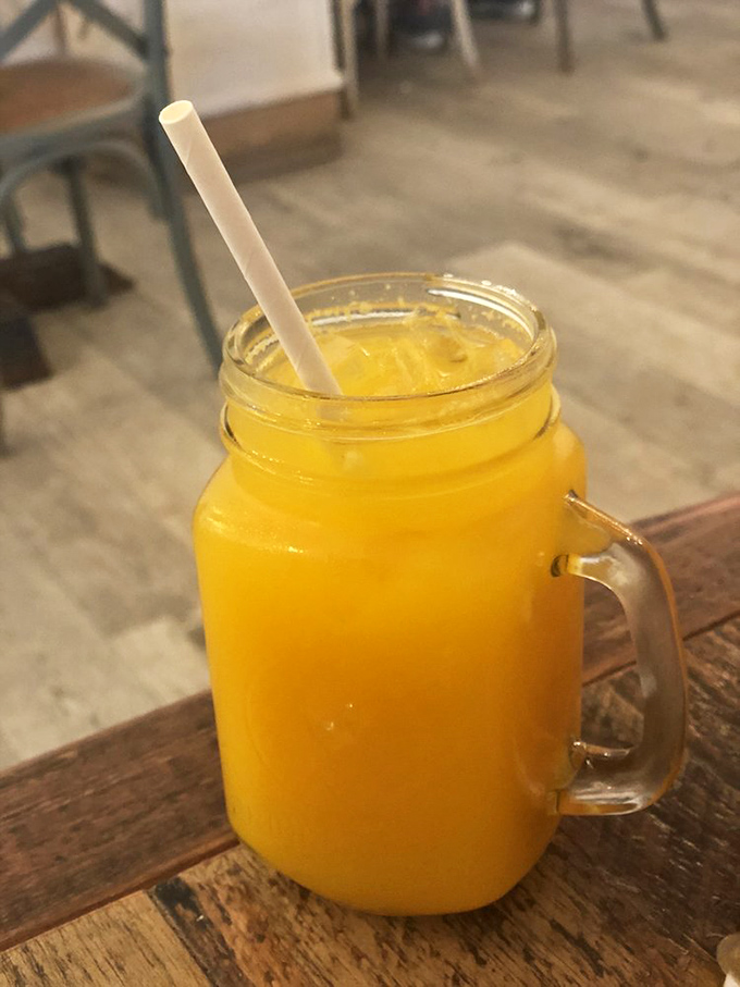 Florida sunshine in a mason jar. This orange juice is so fresh it probably had plans for the weekend.