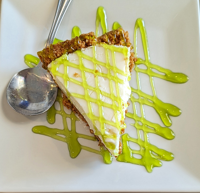 Key lime pie that actually looks like it contains real key limes&mdash;a Florida miracle more impressive than a snowbird driving in the correct lane.