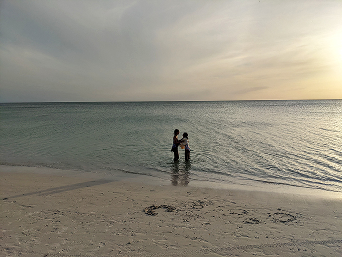Simple joys: when the Gulf of Mexico becomes your personal playground and the horizon your only boundary. Childhood as it should be.