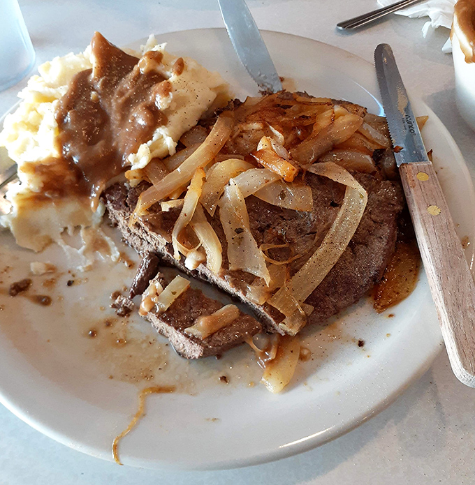 Liver and onions&mdash;the dish that separates casual diners from the true believers, smothered in caramelized onions and served with no apologies.