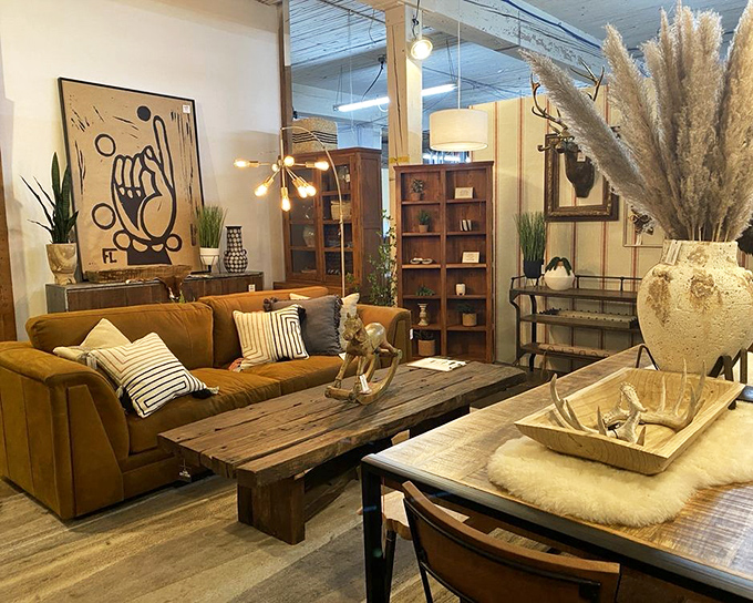 Living room sets waiting patiently for their second act in your cozy family gathering space.