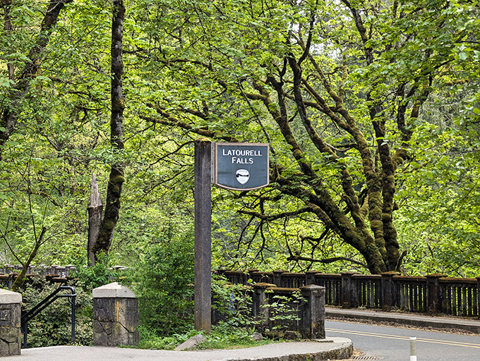 The unassuming entrance sign to paradise. Like finding out that modest little restaurant actually serves Michelin-star worthy experiences.