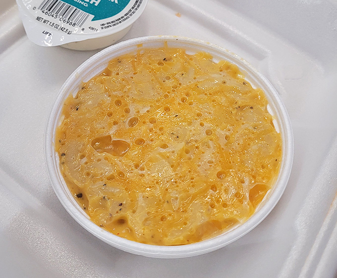 Mac and cheese that doesn't apologize for being exactly what it is&mdash;creamy, comforting, and completely irresistible. Soul-warming goodness in every bite.