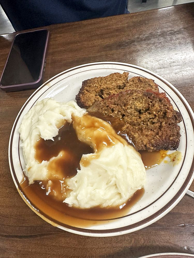 Meatloaf and mashed potatoes&mdash;the dynamic duo of comfort cuisine, united by a river of gravy that deserves its own zip code.