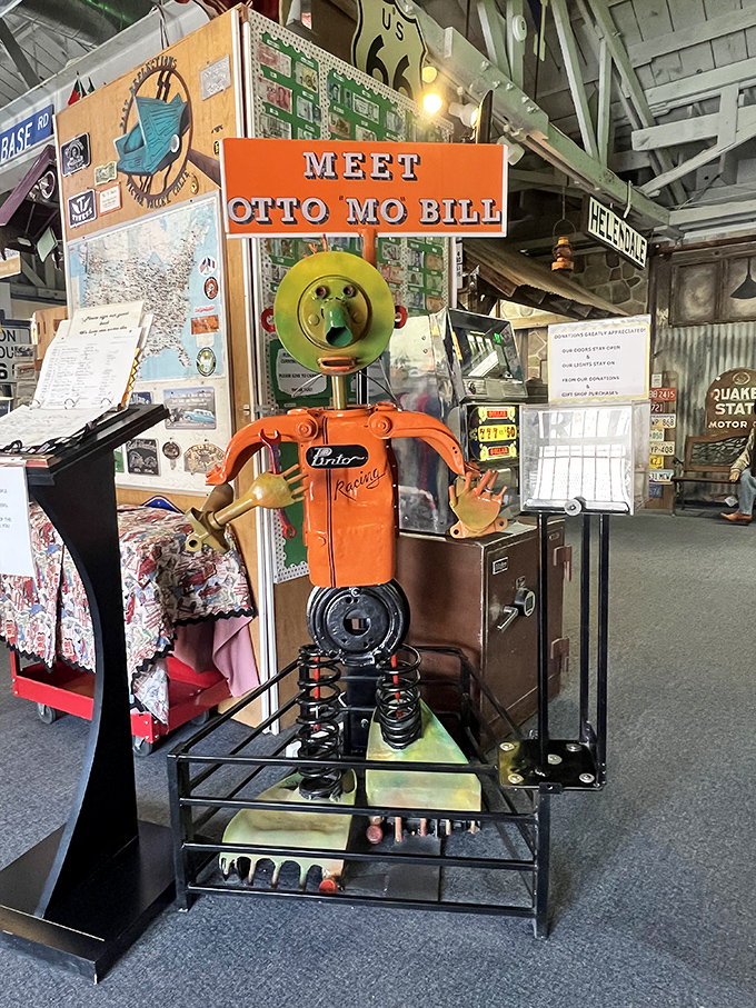 Even the mannequins here have better road trip stories than most of us.