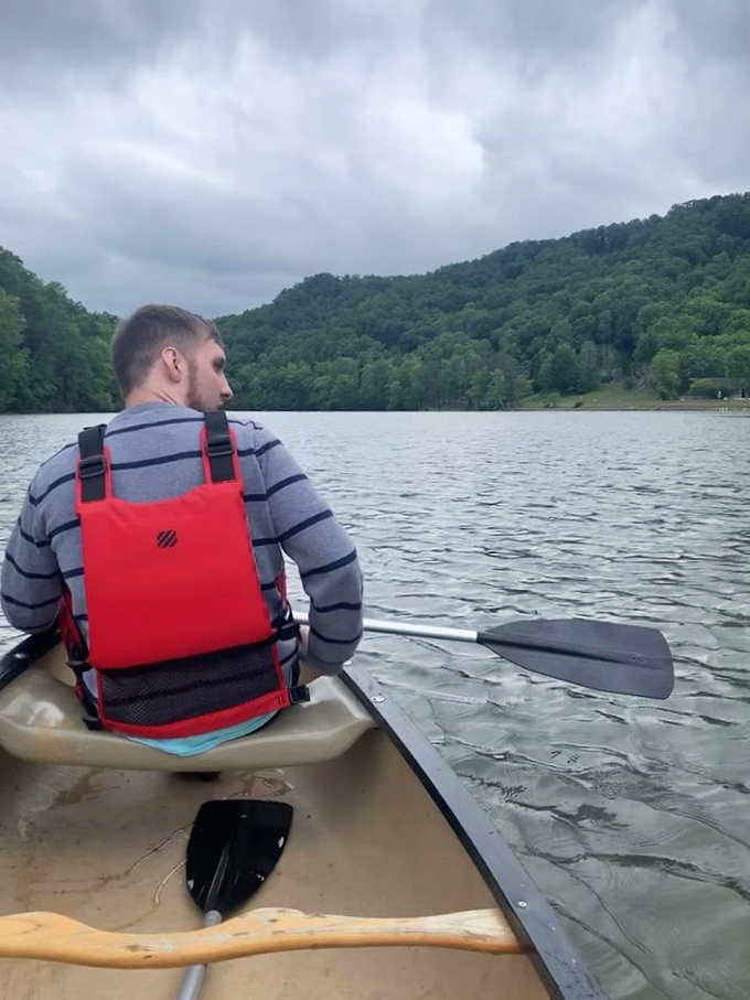 Nothing beats paddling through mountain-reflected waters while wearing your favorite life jacket like fashionable outdoor armor.