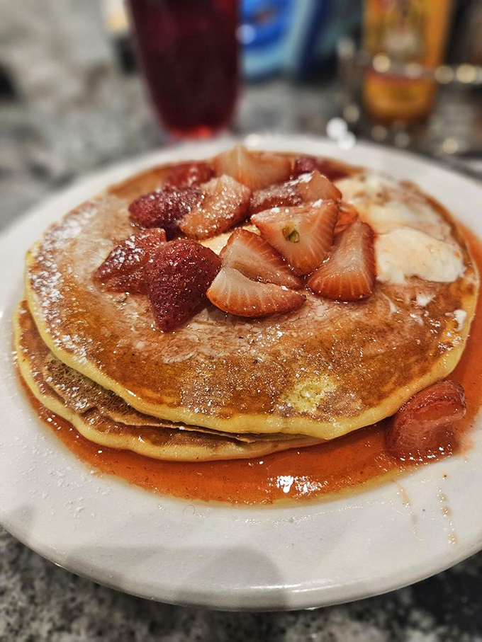 Pancakes so fluffy they practically float off the plate, ready to make your breakfast dreams reality.