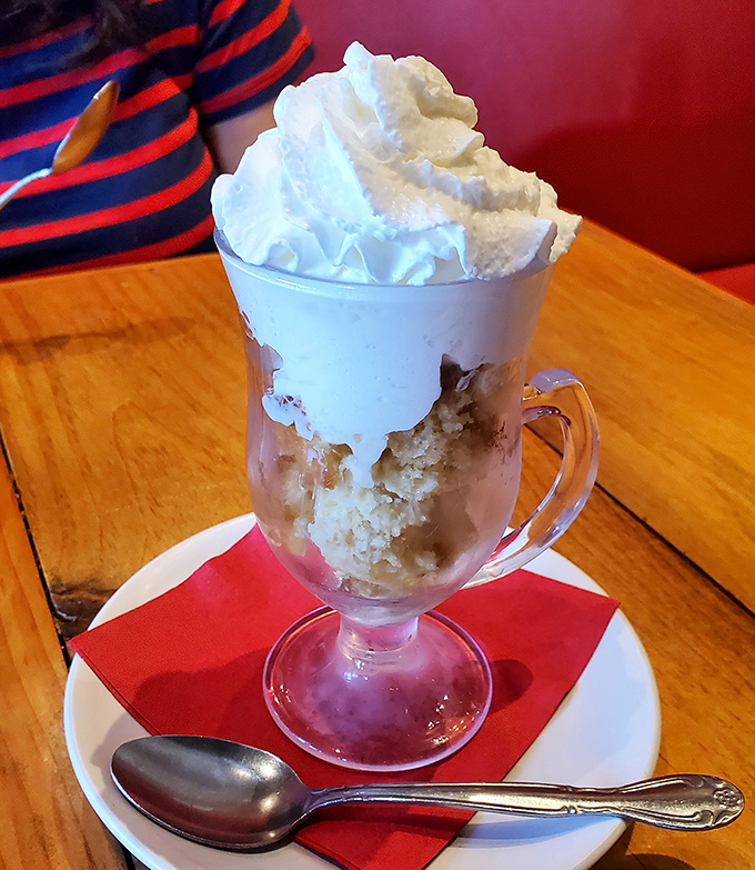 This isn't just dessert&mdash;it's architecture. Layers of cake, cream, and caramel stacked higher than your weekend expectations.