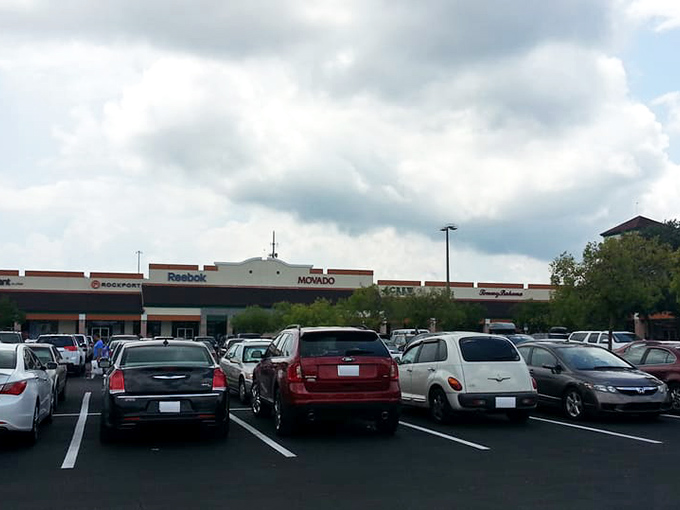 A sea of vehicles hints at the treasure trove within &ndash; each car representing someone's quest for the perfect deal.