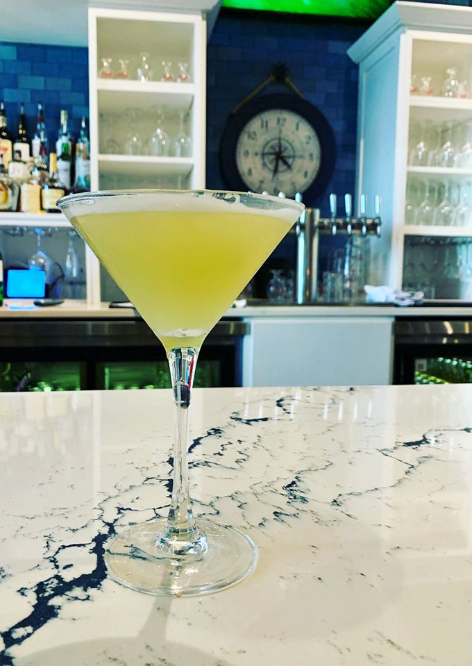 This isn't just any cocktail&mdash;it's vacation in a glass. The pineapple martini brings tropical vibes to Delaware's shores with every sip.
