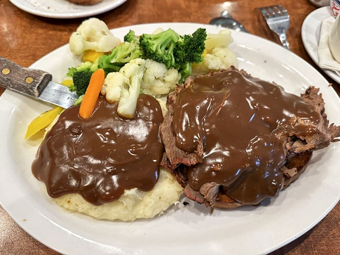 Pot roast that doesn't just fall apart &ndash; it practically surrenders to your fork, smothered in rich gravy that your mashed potatoes will thank you for.