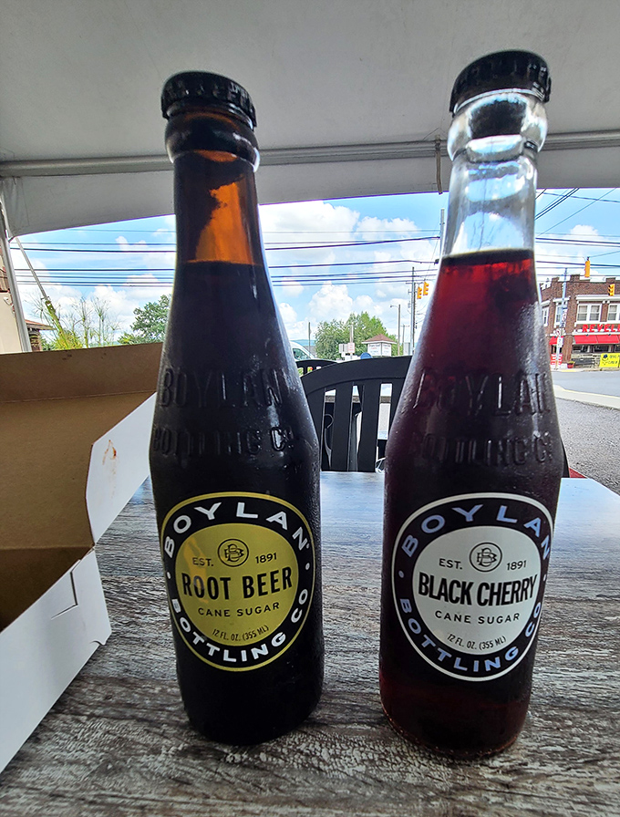 Nothing complements Old Forge pizza like these nostalgic bottles of liquid Americana&mdash;pure cane sugar happiness.