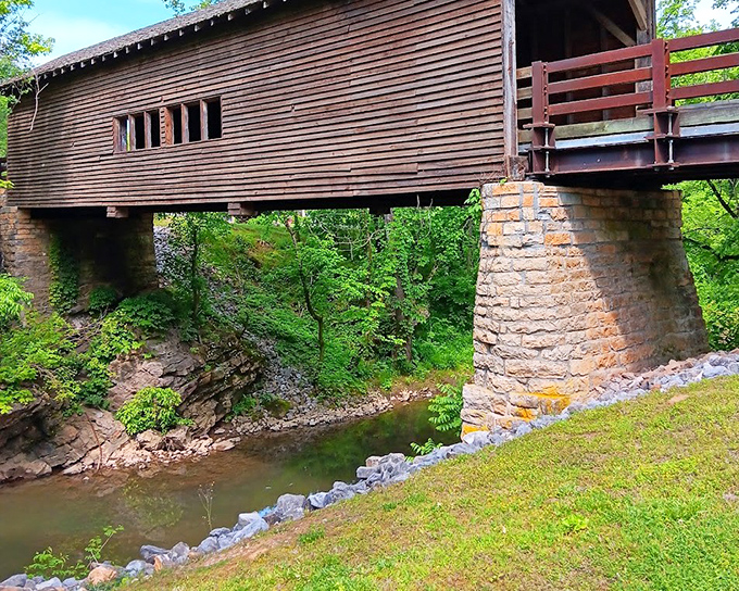 Rustic elegance in perfect profile. The weathered siding has developed a patina that today's designers try desperately to recreate but can never quite capture.