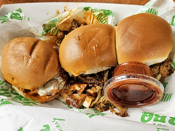 The slider trio &ndash; barbecue's greatest hits album where every track deserves radio play and your undivided attention.