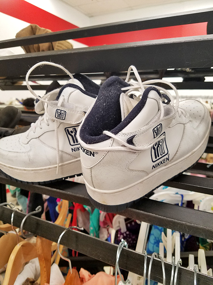 Vintage sneakers with stories to tell &ndash; these white kicks might have witnessed concerts, first dates, or just lazy Sunday afternoons.