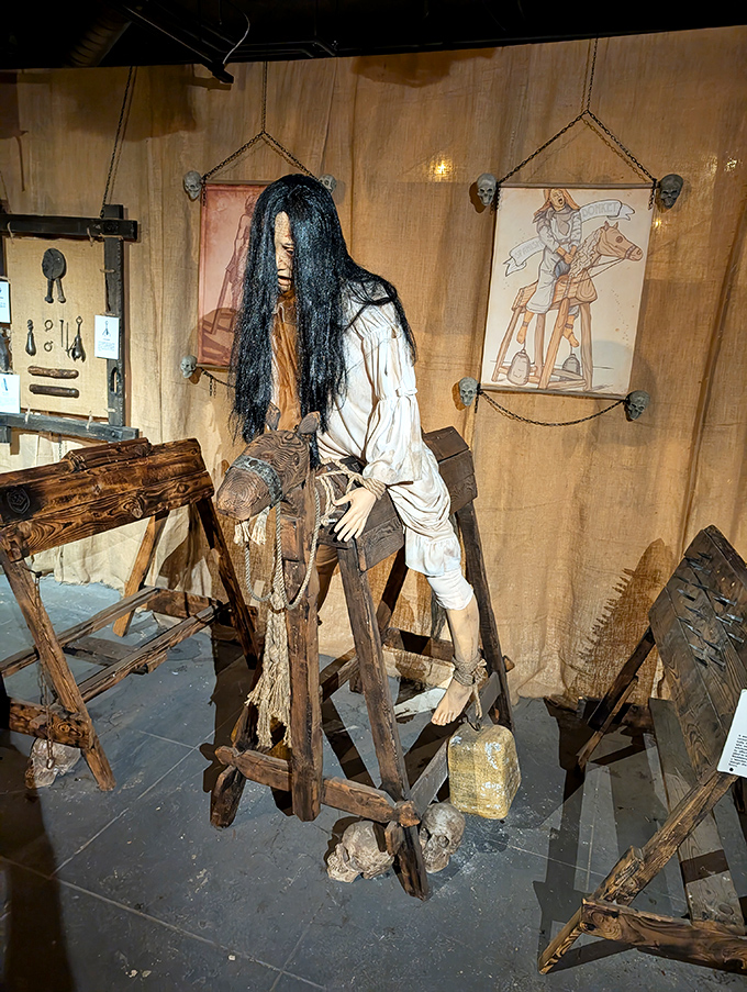 The Spanish Donkey&mdash;history's cruelest amusement ride. This torture device gives new meaning to the phrase "splitting headache."