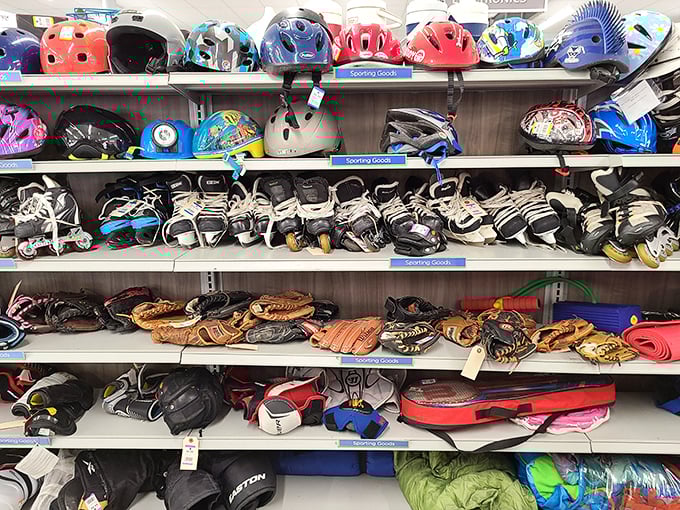 Sports equipment galore&mdash;where Little League dreams and weekend warrior aspirations find affordable second chances. That baseball glove is calling your name!
