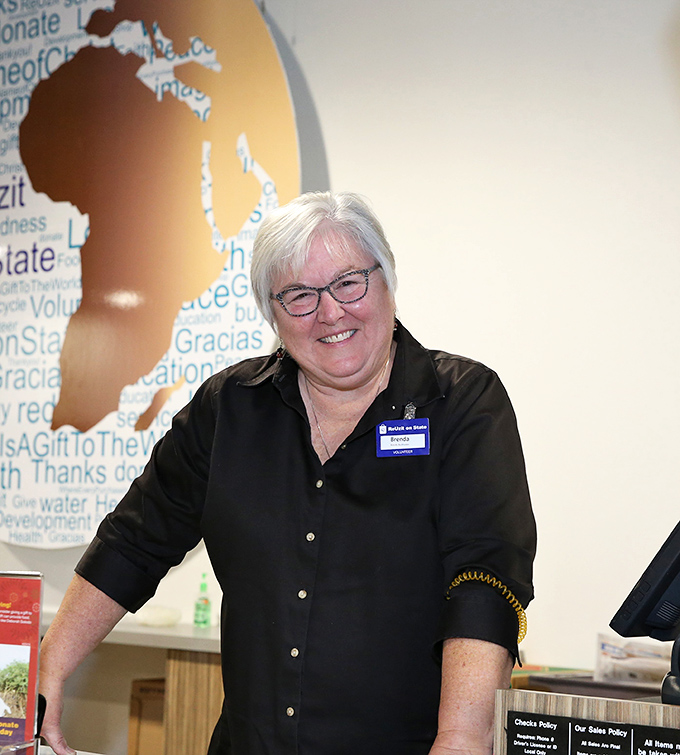 The friendly faces at ReUzit remind us that community is at the heart of thrifting, where your purchase powers global humanitarian efforts.