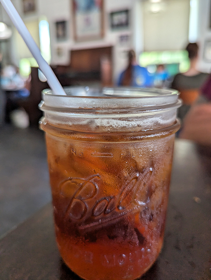 Sweet tea in a Mason jar&mdash;Georgia's version of champagne in crystal. This amber elixir, the "house wine of the South," is practically mandatory drinking.