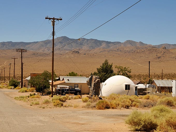 Where telephone poles outnumber residents and the horizon stretches farther than your cell signal. Pure California gold.