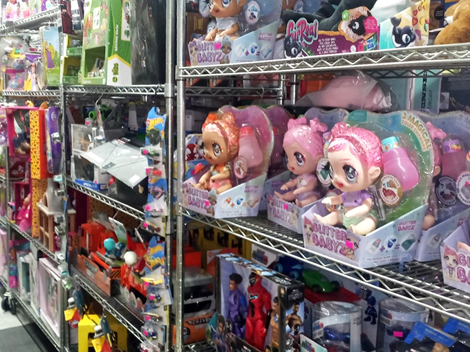 Childhood dreams packaged in plastic, where nostalgia costs less than a fancy coffee drink.