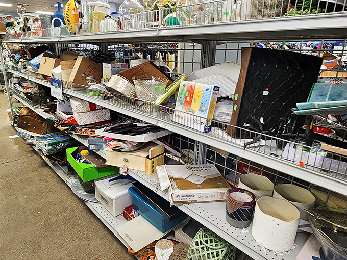 The miscellaneous aisle &ndash; where kitchen gadgets, picture frames, and mysterious plastic things go to find their forever homes.