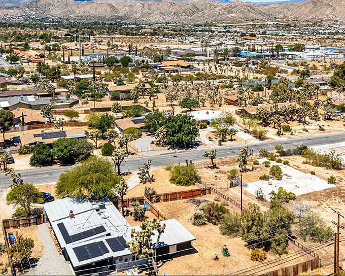 Room to breathe! Yucca Valley's residential areas offer that increasingly rare California luxury &ndash; actual space between you and your neighbors, with mountains as your backdrop.