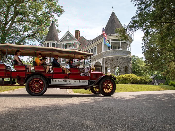 Step back in time with this vintage touring car &ndash; it's like Downton Abbey meets Delaware, minus the drama.