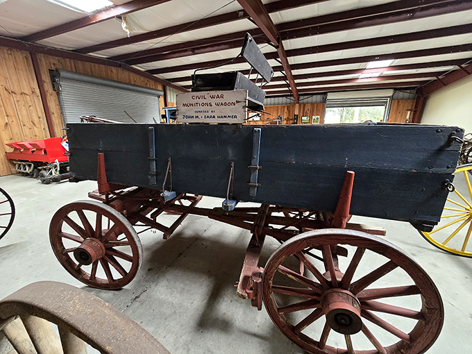 This rugged wagon hauled families and supplies across Florida's wilderness long before air-conditioned SUVs made complaining about traffic possible.