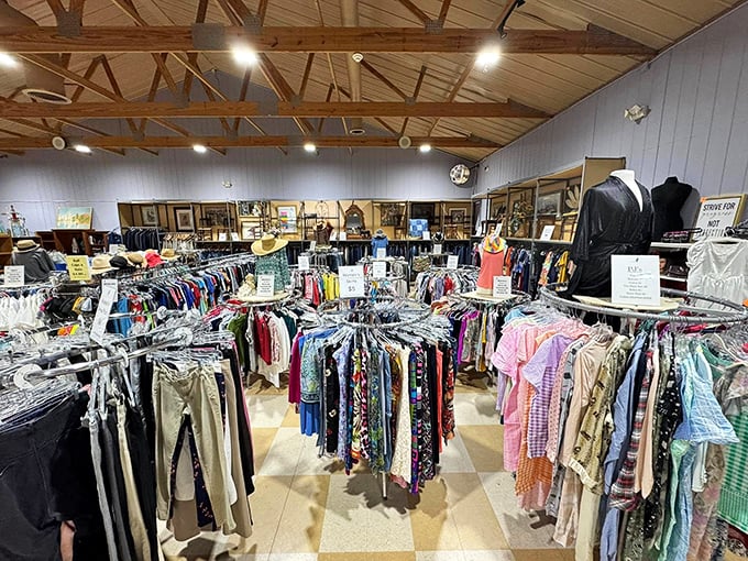 More clothing racks than a department store, but with prices that won't make your credit card weep. Wardrobe refresh, anyone?