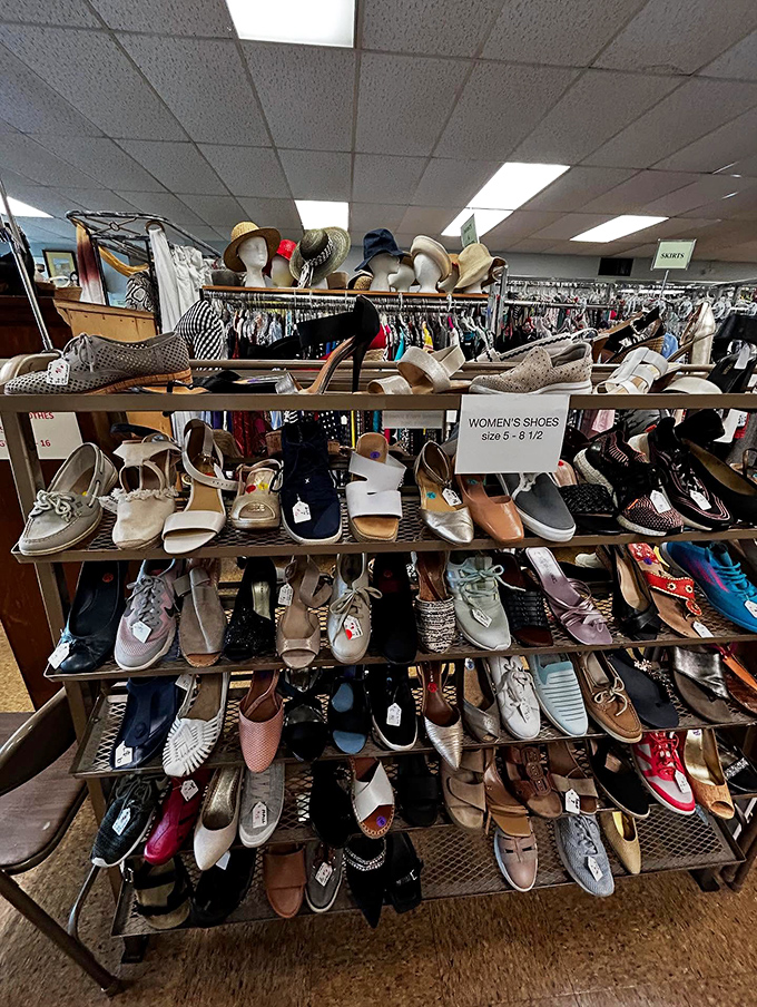 Shoe shopping without the sticker shock. That perfect pair of barely-worn heels is hiding here somewhere, just waiting for your feet.