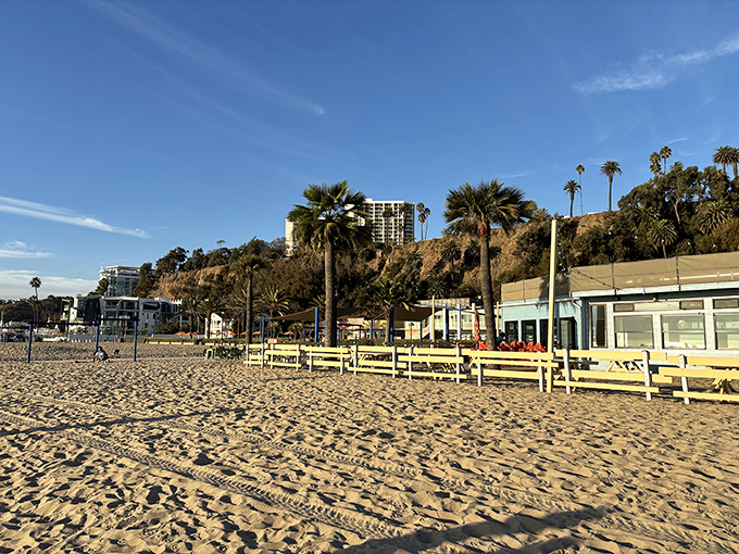 Santa Monica's playground energy fuels this beachfront cafe where fitness meets delicious fuel.
