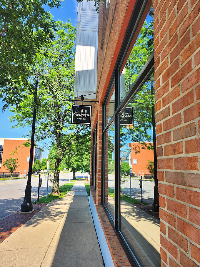Cafe Mochiko's sleek sign hints at the culinary adventure waiting inside this East Walnut Hills gem.