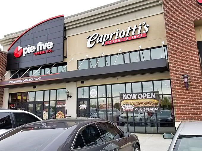 Capriotti's: Sleek, modern, and ready to blow your mind with their Thanksgiving-on-bread masterpiece. Who says you can't time-travel through food?