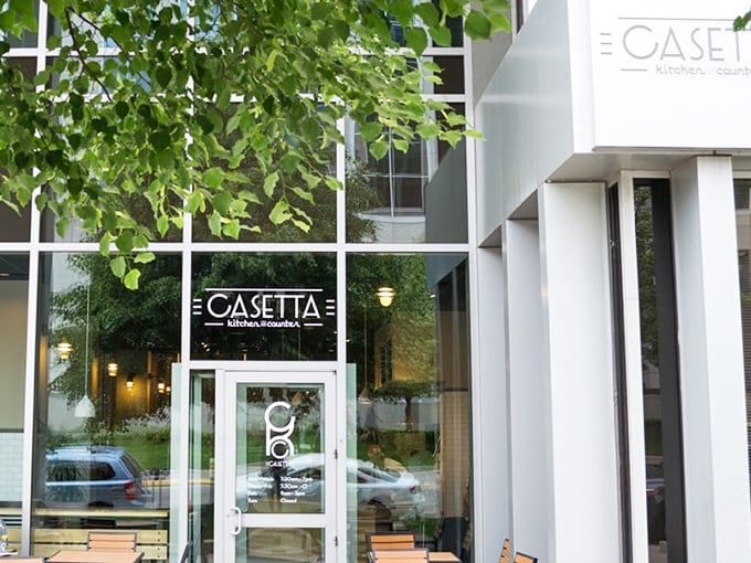 Modern glass and clean design signal a fresh approach to the timeless art of casual dining.