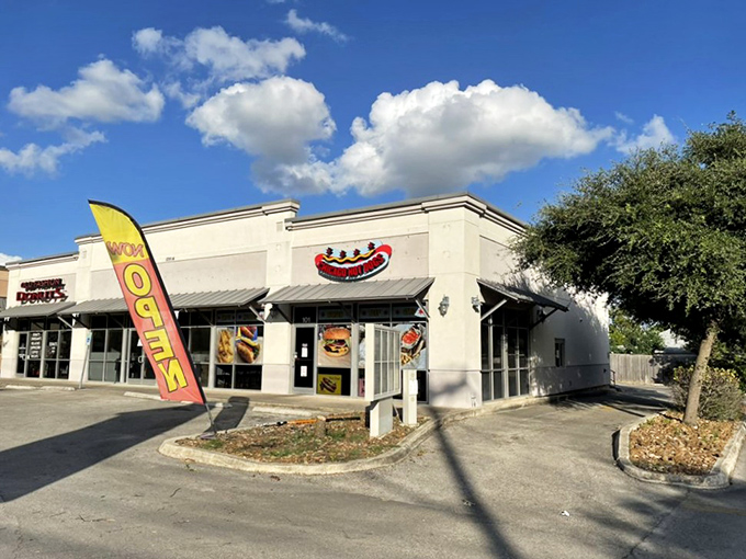 Chicago Hot Dogs' corner location might blend into the strip mall, but inside, they're serving up authentic Windy City flavors that stand out in San Antonio.
