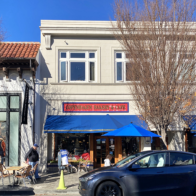 Simple blue awnings on Burlingame Avenue hide some of the Peninsula's most authentic Danish treasures.