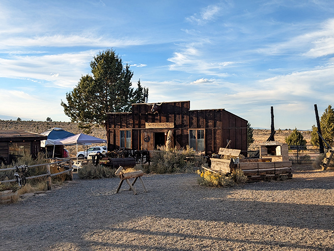 Remote location, rustic charm, and steaks so big they require their own zip code.