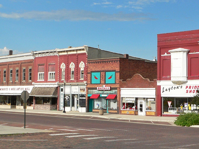 Fairbury's brick buildings have weathered time beautifully, much like the retirees who discover their Social Security checks stretch surprisingly far here.