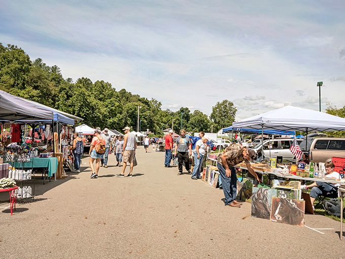 The charming Hocking Hills Market offers treasures with a view. Shopping feels like a delightful detour on a scenic adventure.