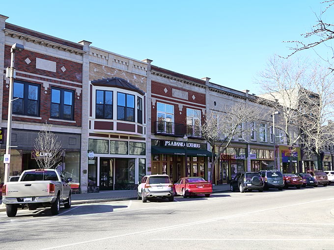 Holland's charming downtown shops and restaurants line the streets with architectural details that reflect the city's Dutch heritage and character.