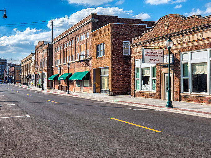 Stately buildings stand shoulder to shoulder, creating an impressive skyline for thoughtful community living.