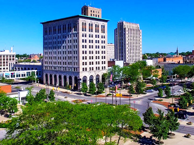 Lima's downtown buildings stand proud like veterans of better times, ready for their comeback story.