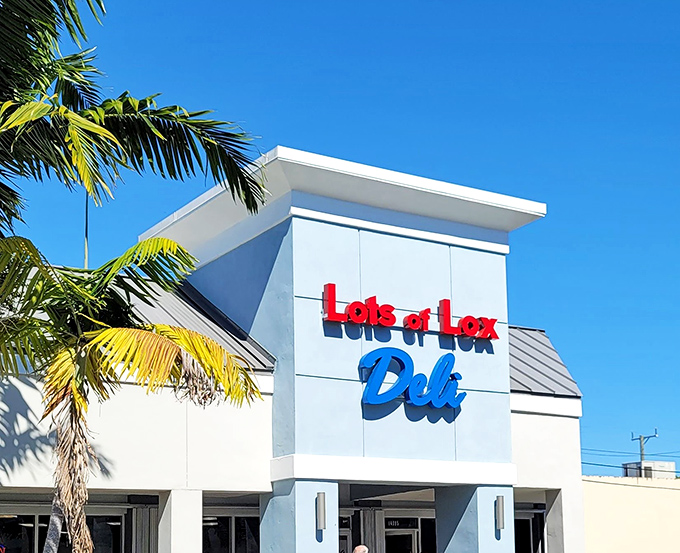 That clean, modern look promises serious deli business - and Lots of Lox delivers every single time.