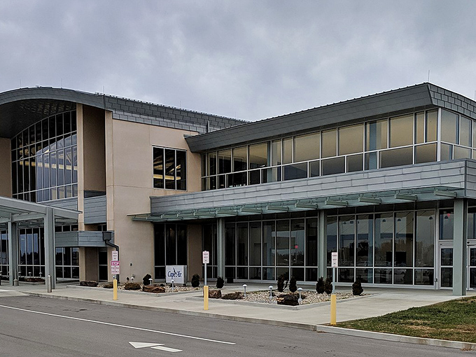 Marion's modern library stands as a testament to progress, while nearby diners maintain a refreshingly old-fashioned approach to pricing.